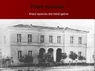 To σχολείο παλιά και σήμερα | PPT