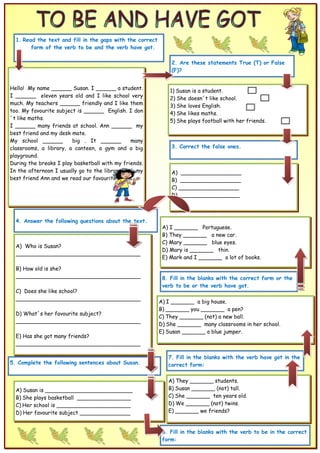 To be-and-have-got | PDF