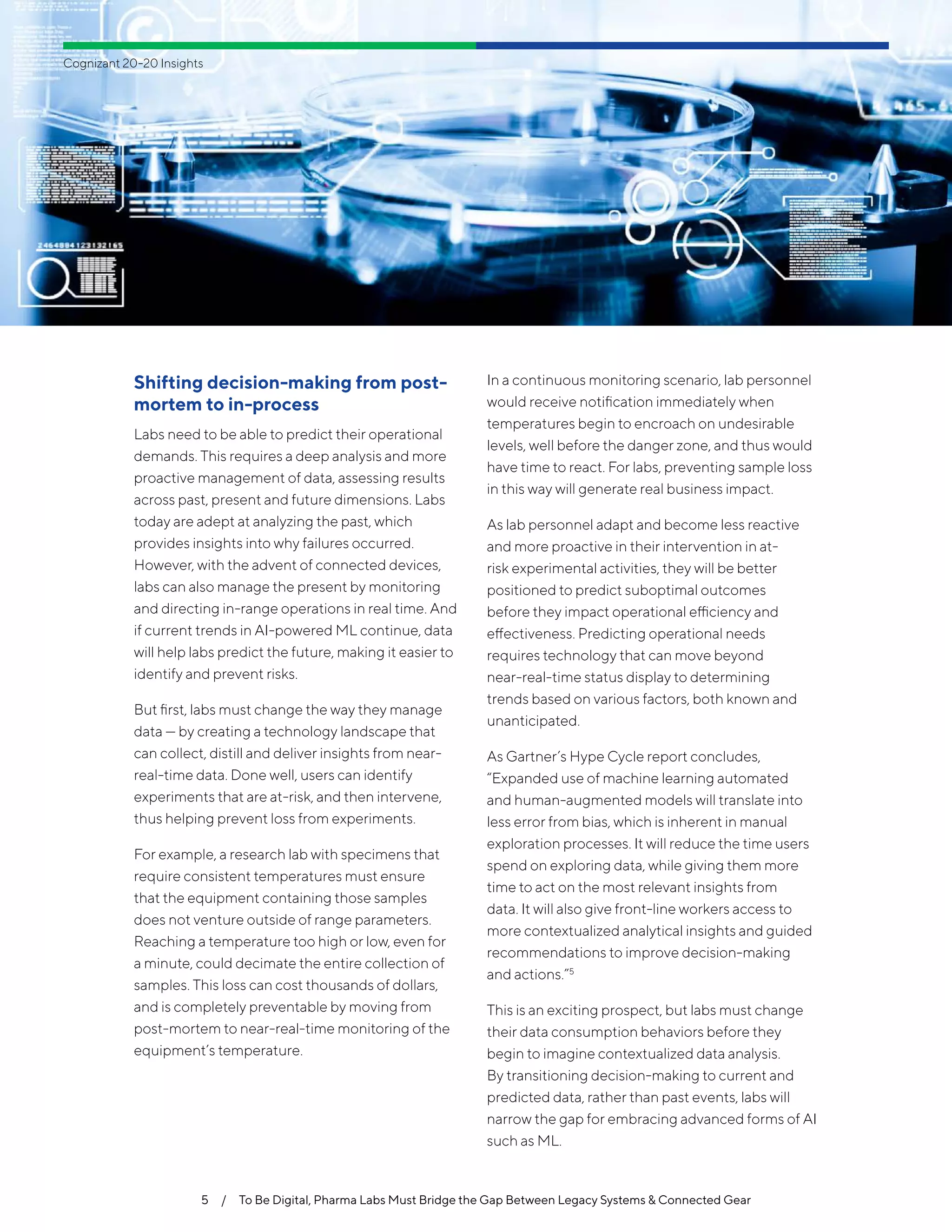 To Be Digital, Pharma Labs Must Bridge the Gap Between Legacy Systems ...