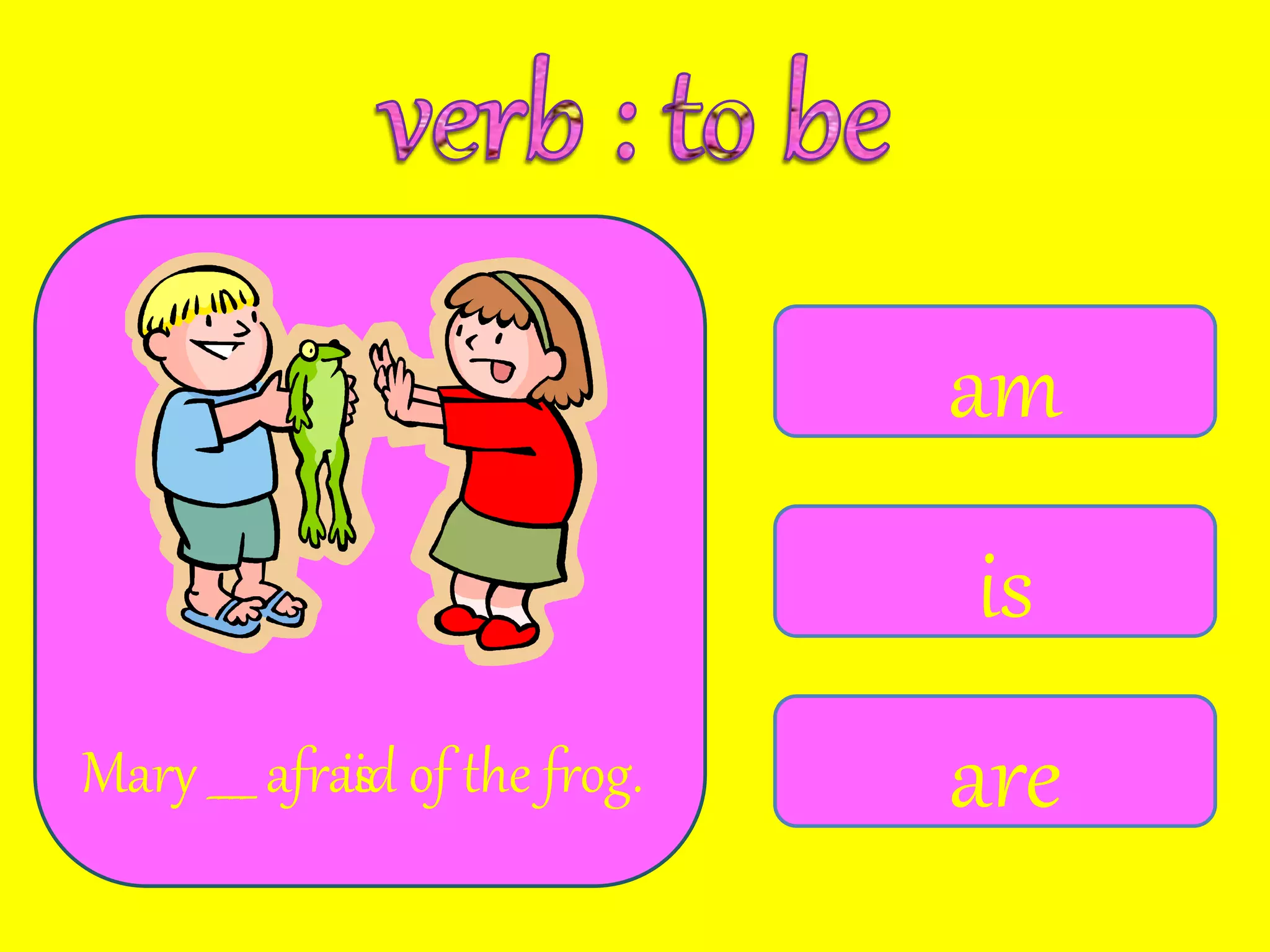 Verb to be game | PPTX
