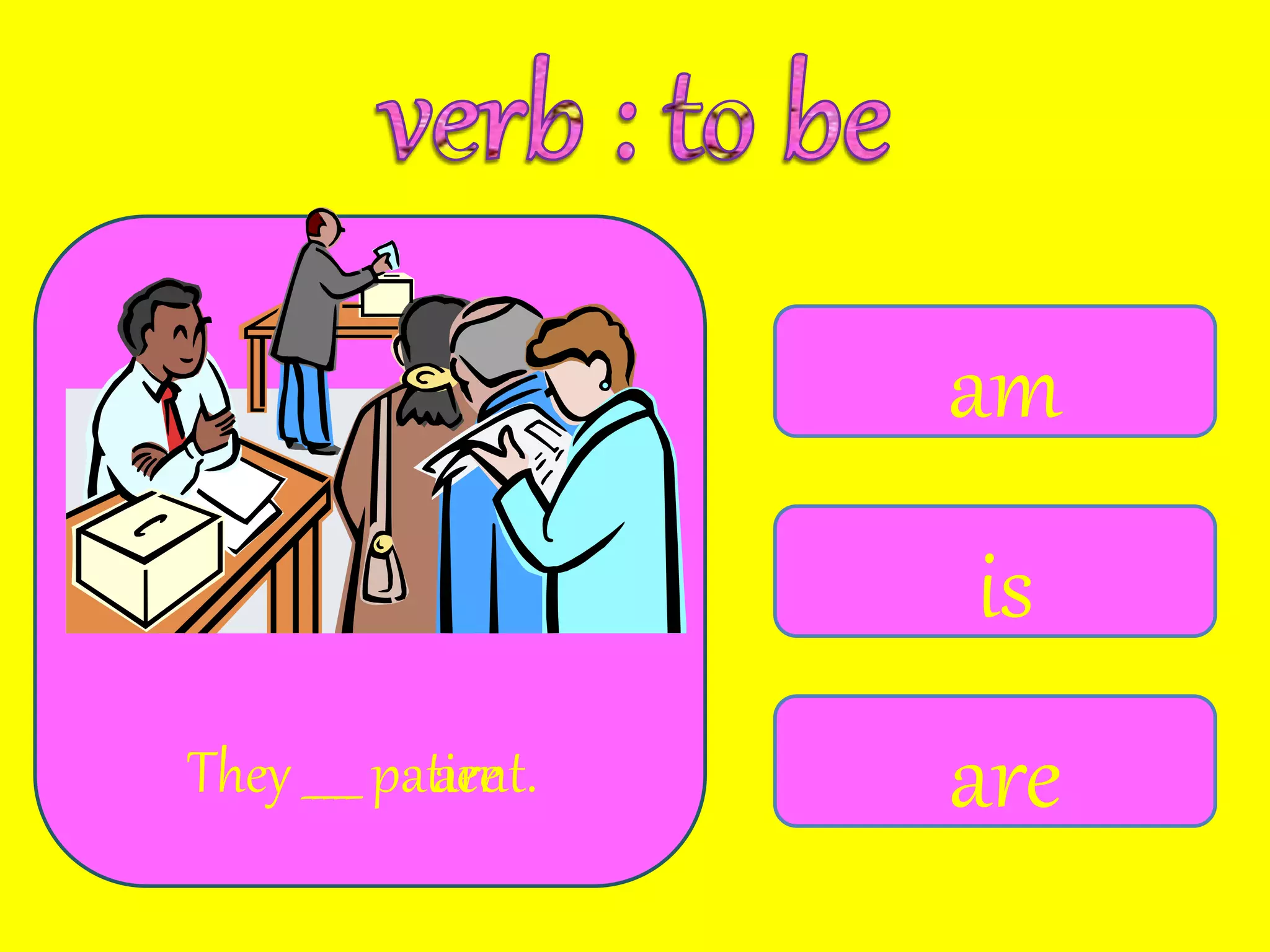 Verb to be game | PPTX