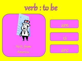 Verb to be game | PPTX