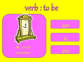 Verb to be game | PPTX