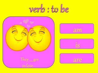 Verb to be game | PPT | Free Download