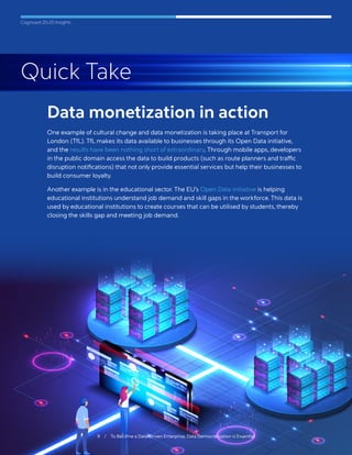 To Become a Data-Driven Enterprise, Data Democratization is Essential | PDF