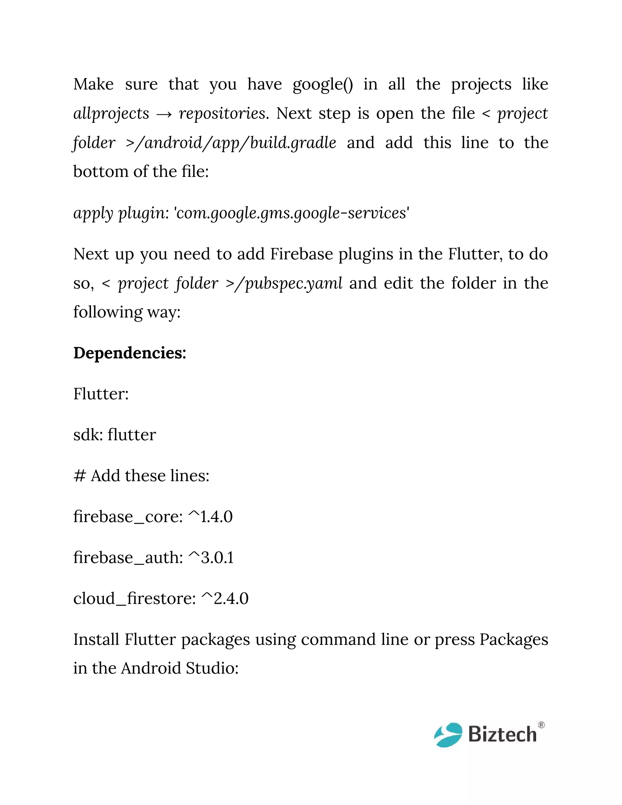 To-Do App With Flutter: Step By Step Guide | PDF