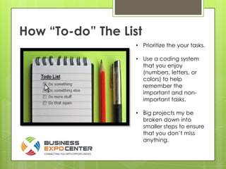 How to Create an Effective To-Do List | PPTX