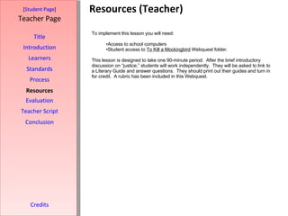 To Kill A Mockingbird Powerpoint | PPT
