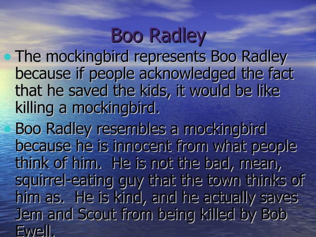To Kill A Mockingbird Symbol Of Innocence | PPT