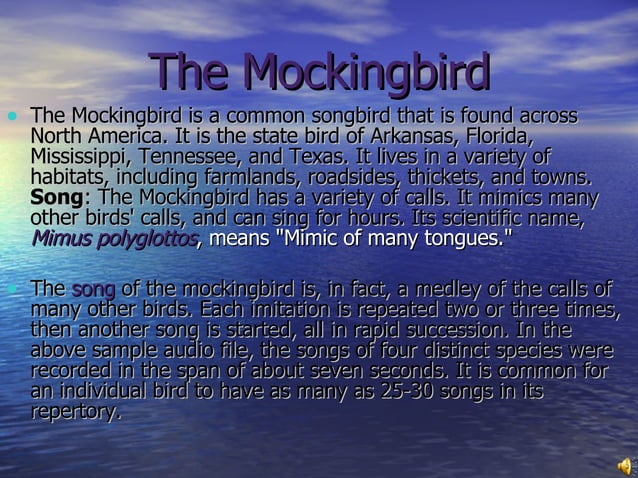 To Kill A Mockingbird Symbol Of Innocence | PPT