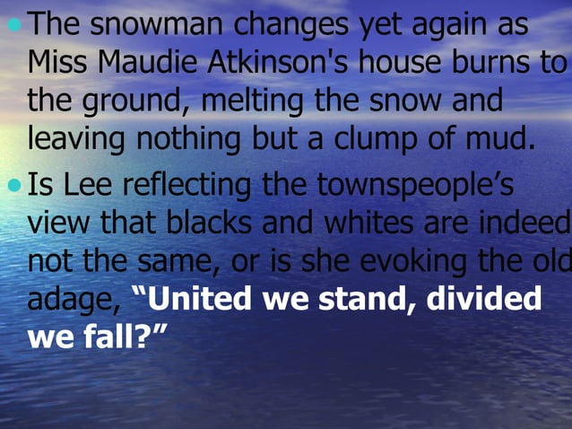 To Kill A Mockingbird Symbol Of Innocence | PPT