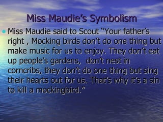 To Kill A Mockingbird Symbol Of Innocence | PPT