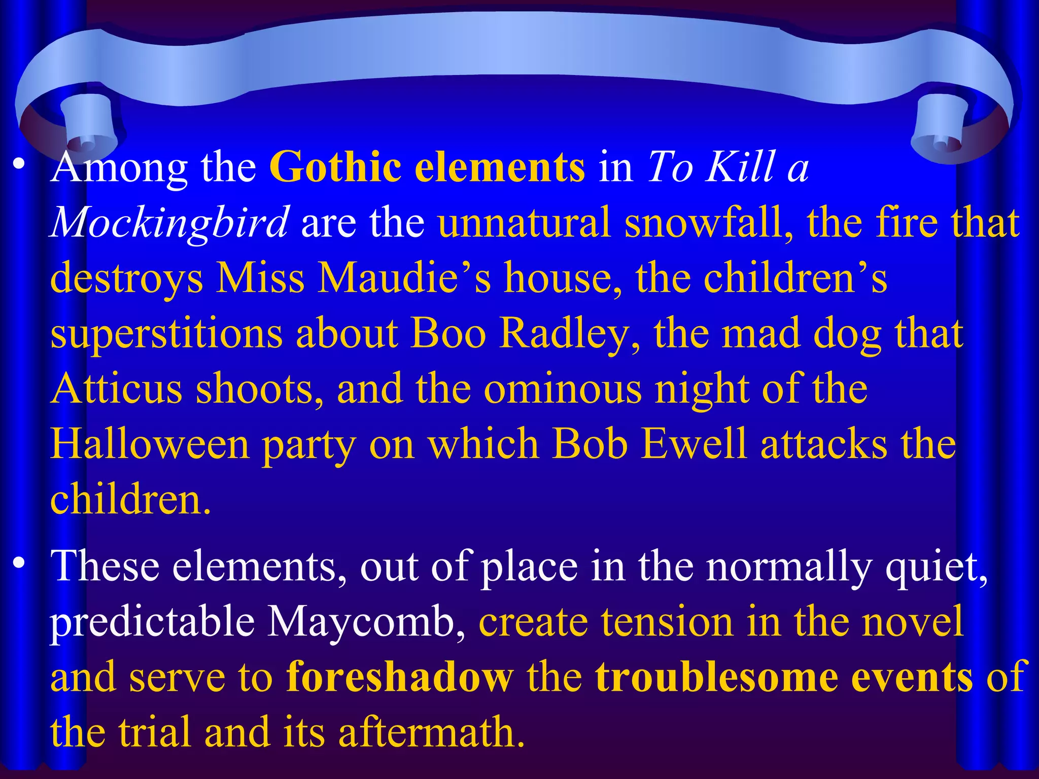 To Kill A Mockingbird Theme, Motifs, Symbols | PPT