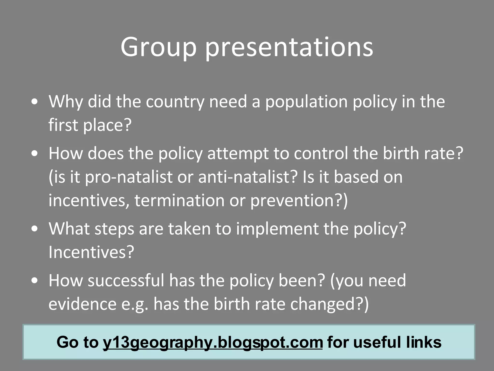 To What Extent Are Population Policies Successful | PPT