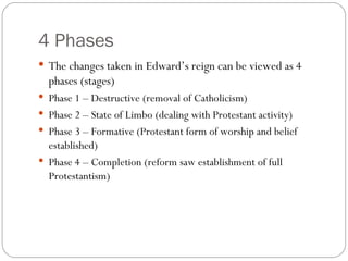 To what extent did England become Protestant under Edward VI? | PPT