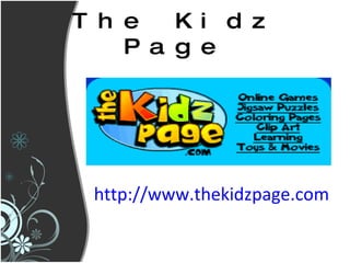 To 25 Websites For Kids | PPT