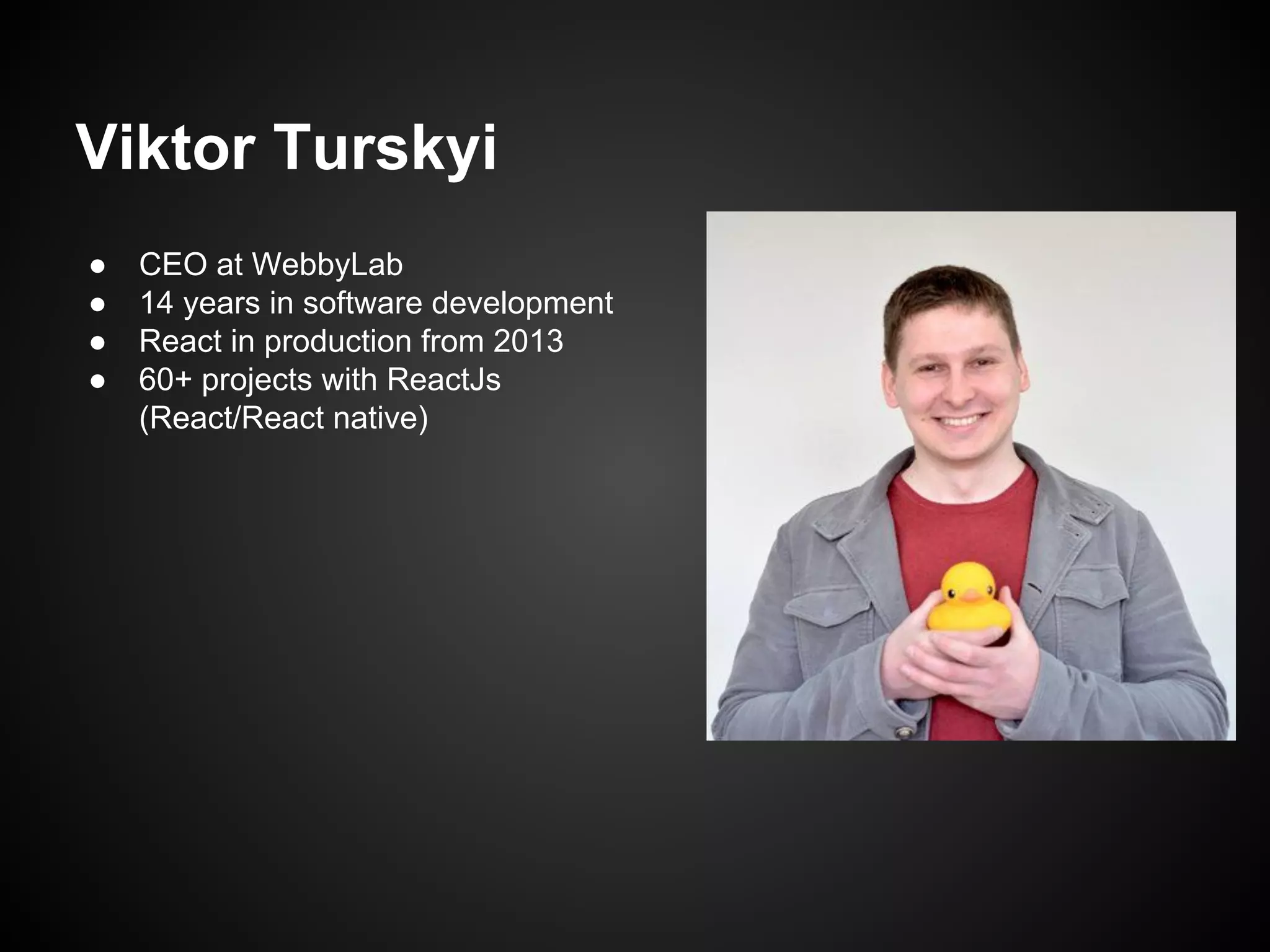 Viktor Turskyi - How to create a VR application with React | PDF | Web Development | Internet