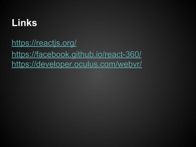 Viktor Turskyi - How to create a VR application with React | PDF | Web Development | Internet