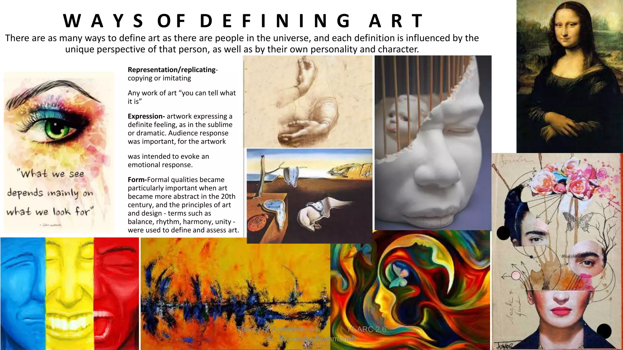 Various forms of Art- VTU | PDF | Design | Fine Art