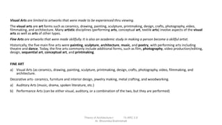 Various forms of Art- VTU | PDF | Design | Fine Art