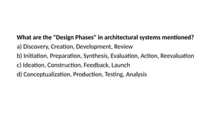 theory of architecture quiz 1 for prelim | PPTX
