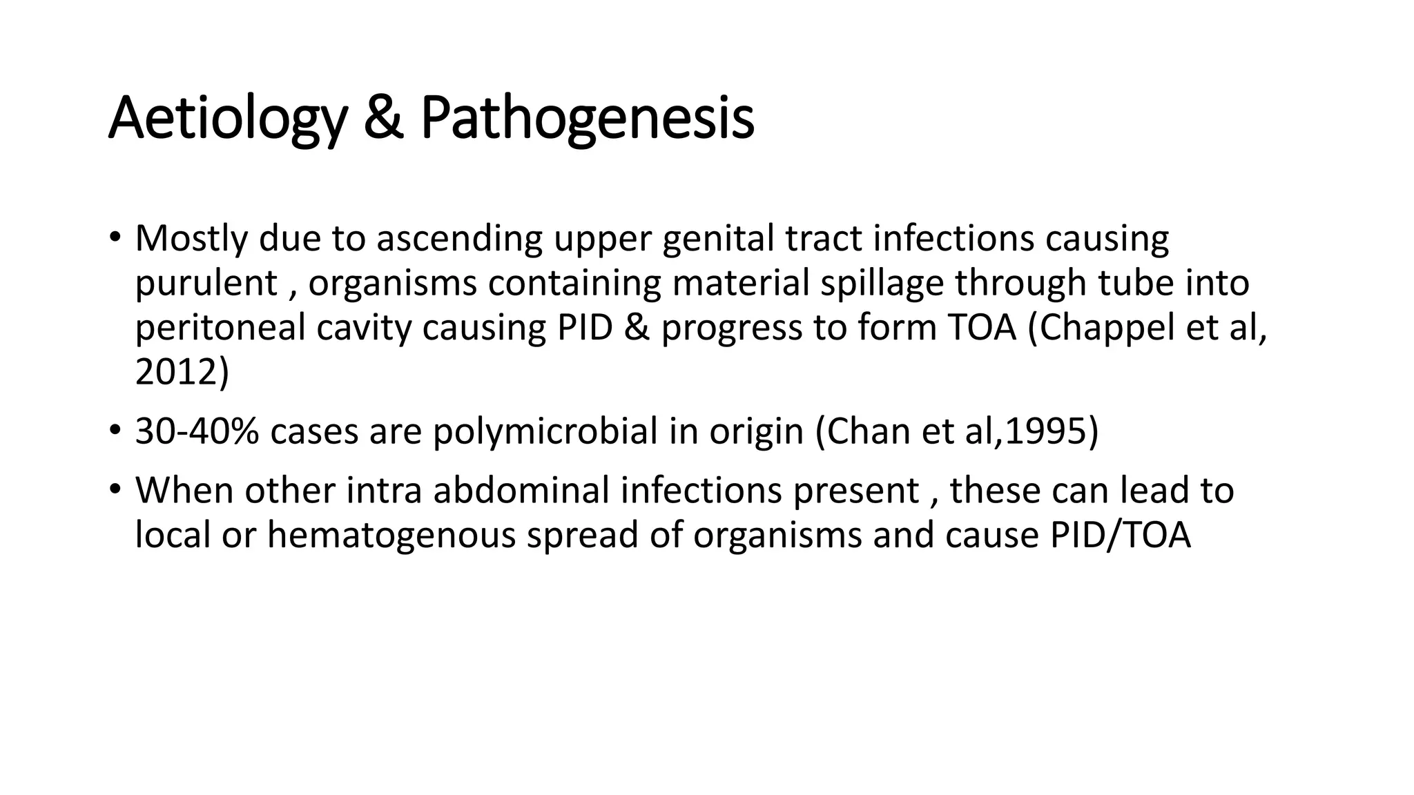 TUBO OVARIAN ABSCESS | PPTX