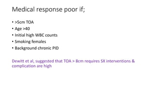 TUBO OVARIAN ABSCESS | PPTX