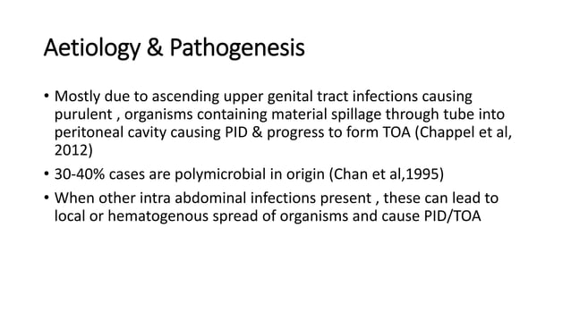 TUBO OVARIAN ABSCESS | PPTX | Reproductive Health | Diseases and Conditions