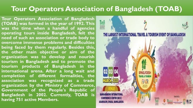 Tour Operators Association of Bangladesh (TOAB) | PPT