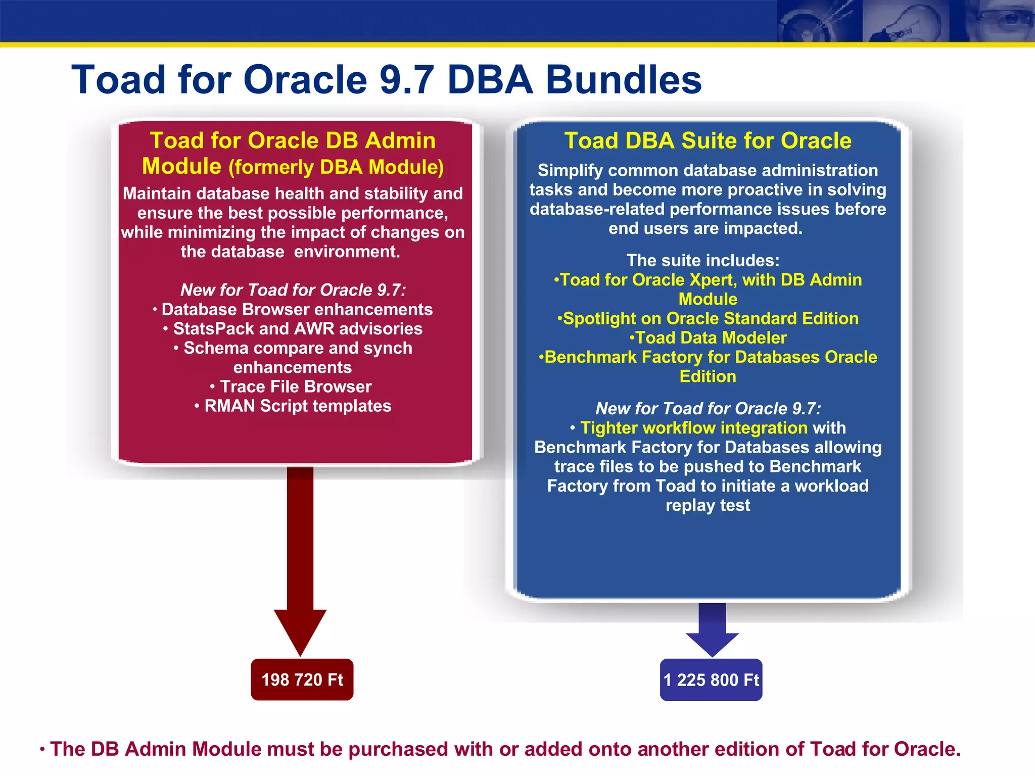 Toad For Oracle 97 | PPT