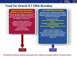 Toad For Oracle 97 | PPT