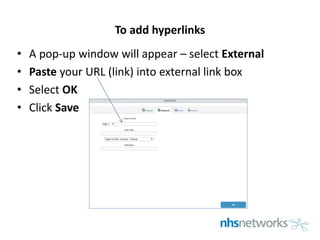 To add hyperlinksv2 | PPT