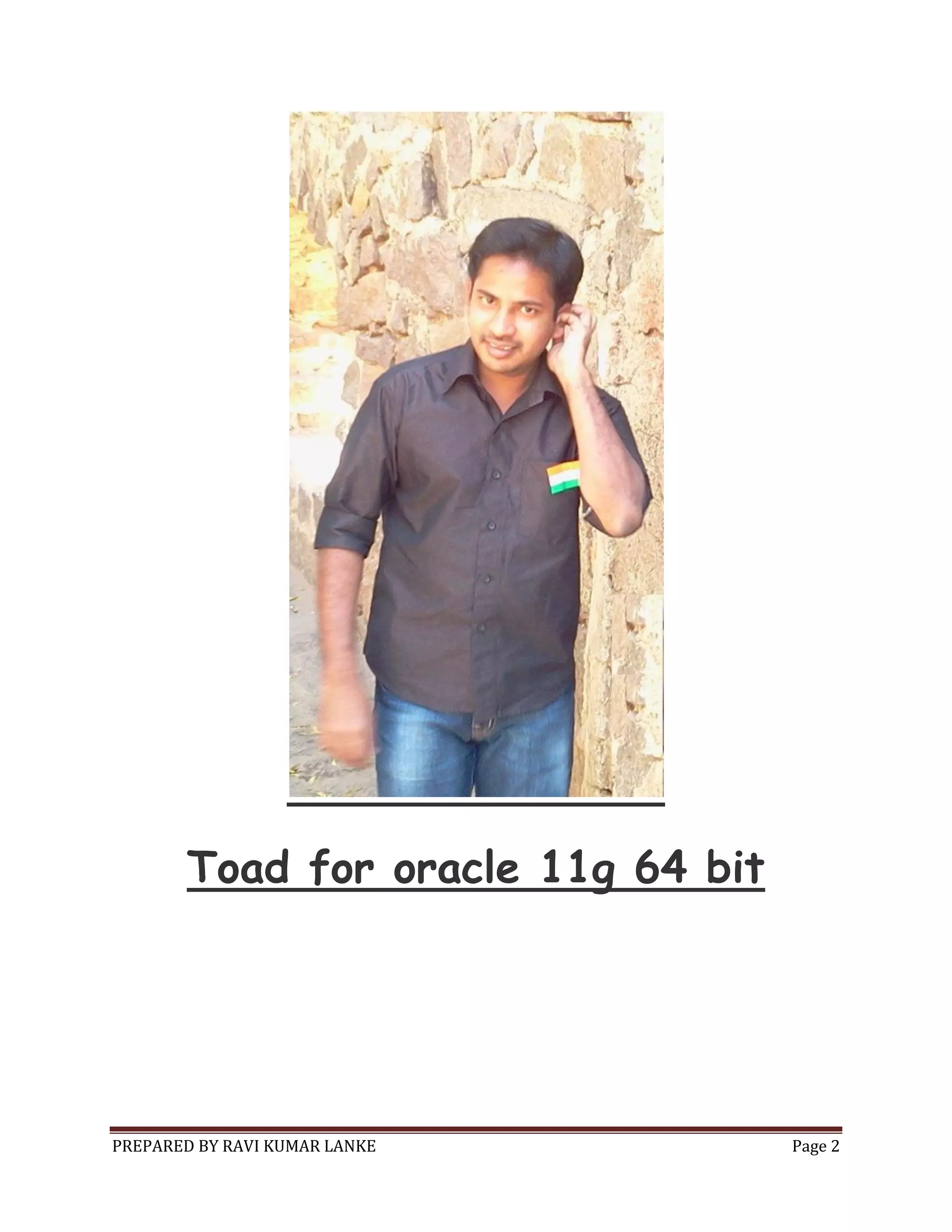 Toad for oracle 11g 64 bit | PDF