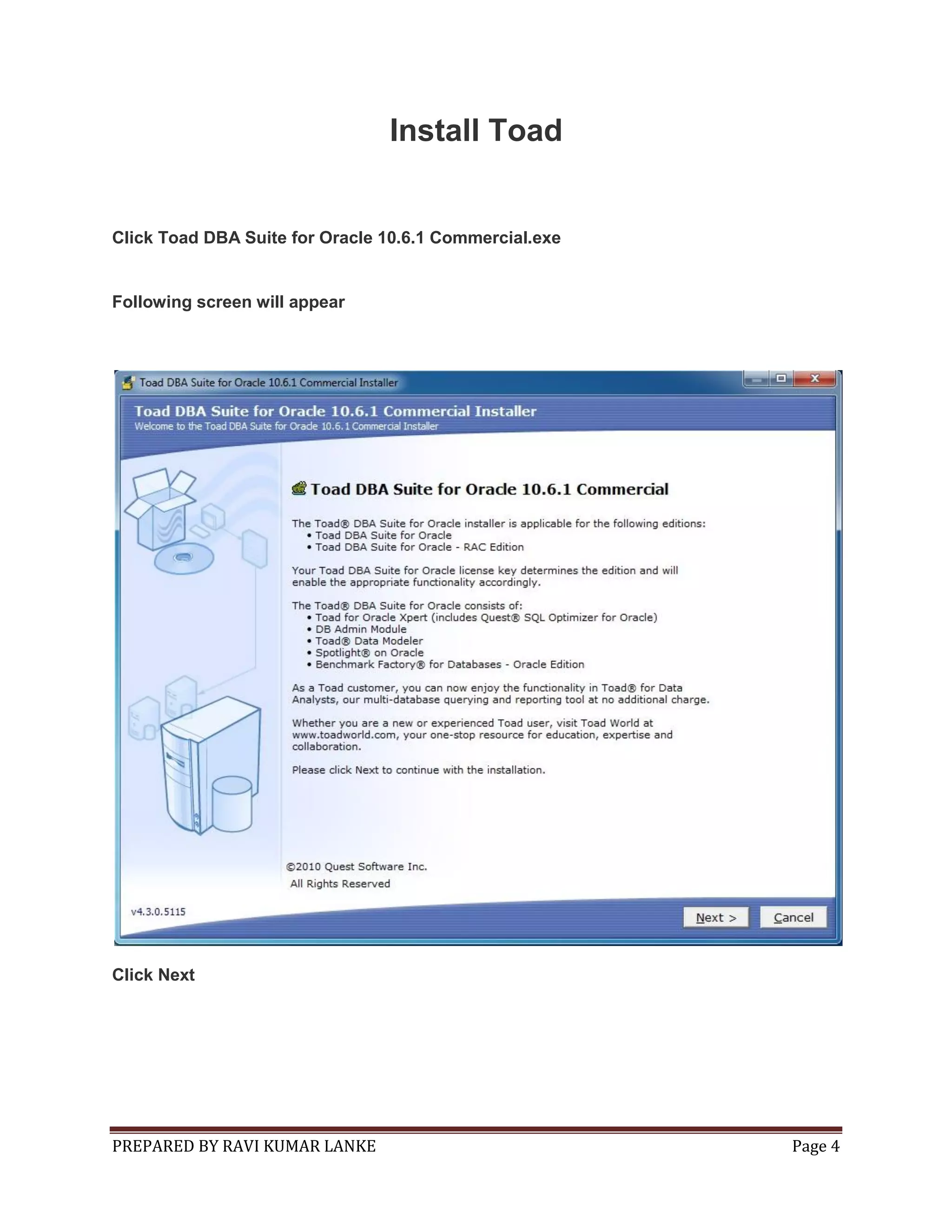 Toad for oracle 11g 64 bit | PDF