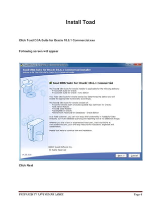 Toad for oracle 11g 64 bit | PDF
