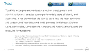 Tips and Tricks for Toad | PPTX