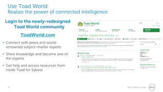 Toad for Sybase Introduction | PDF