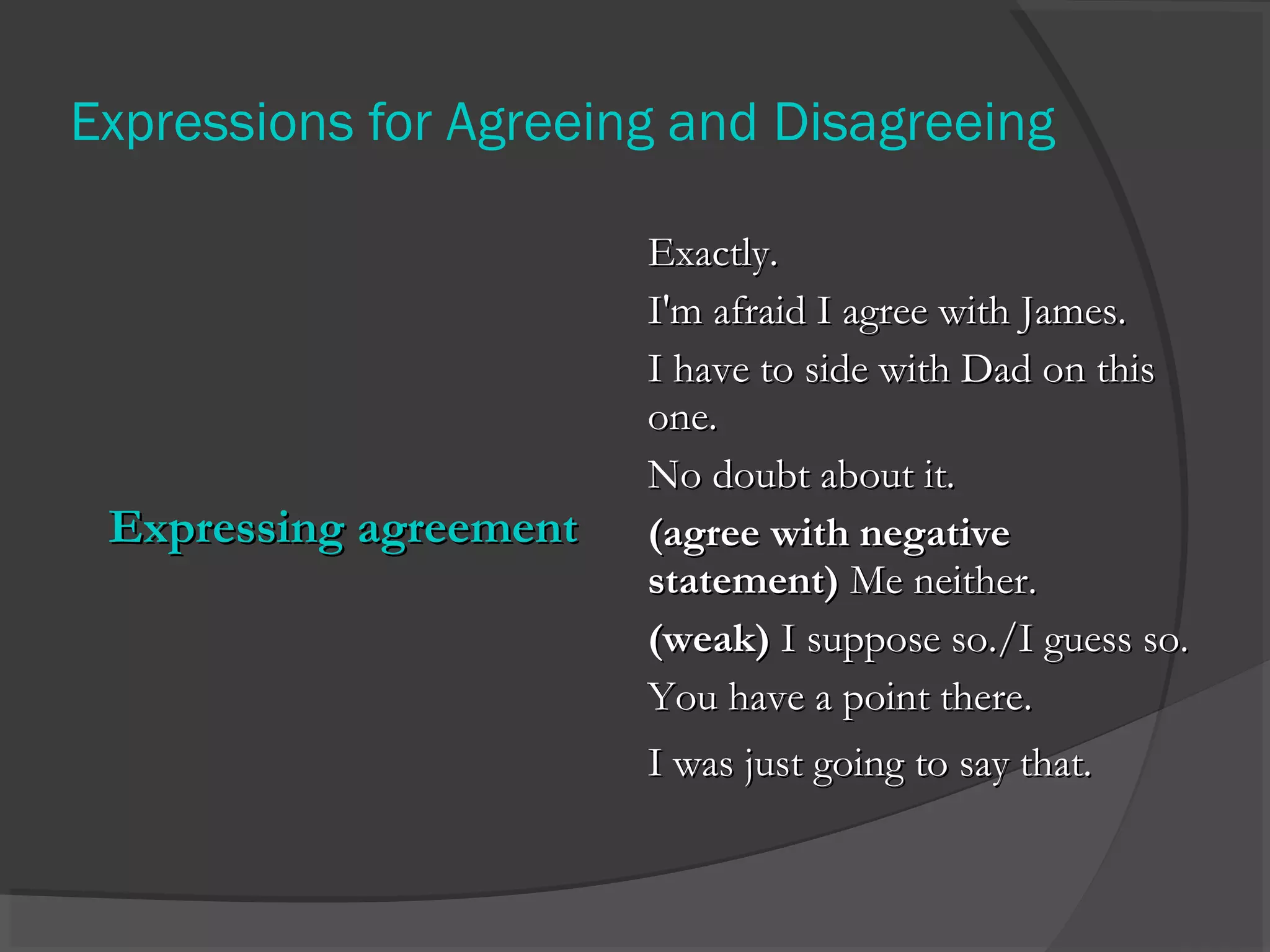To agree or to disagree | PPT