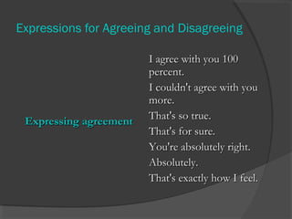 To agree or to disagree | PPT