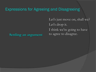 To agree or to disagree | PPT