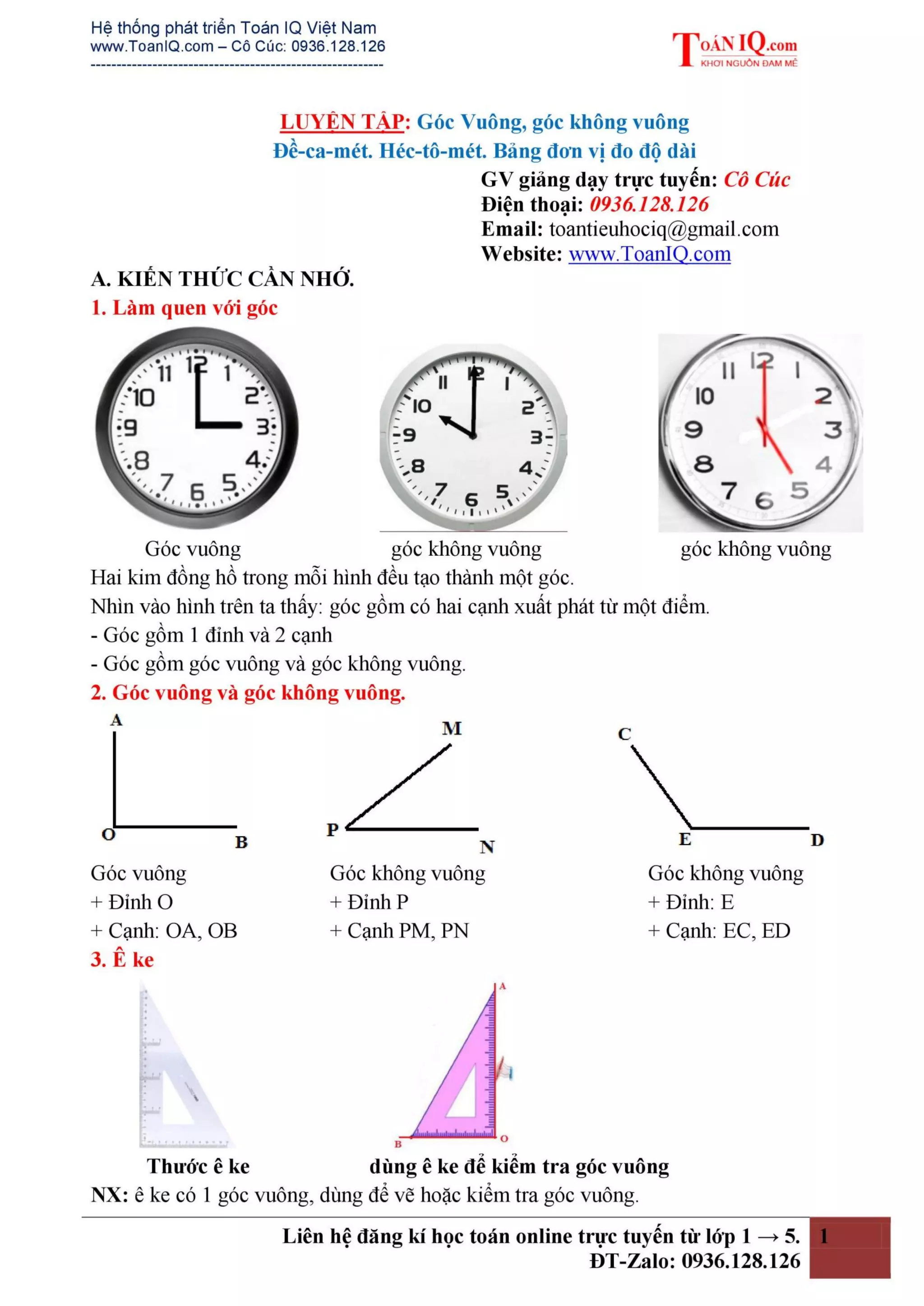 Toan-3-goc-vuong-bang-don-vi-do-do-dai | PDF
