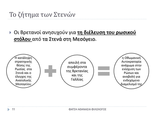 ΤΟ ΑΝΑΤΟΛΙΚΟ ΖΗΤΗΜΑ ΚΑΙ Ο ΚΡΙΜΑΪΚΟΣ ΠΟΛΕΜΟΣ | PPSX