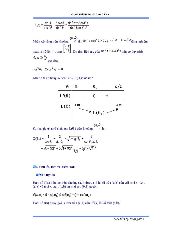 Toan Cao Cap A1 | PDF