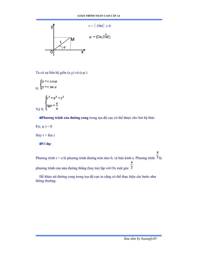 Toan Cao Cap A1 | PDF