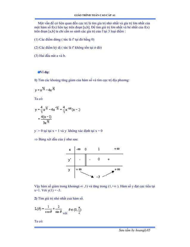 Toan cao cap a1 | PDF