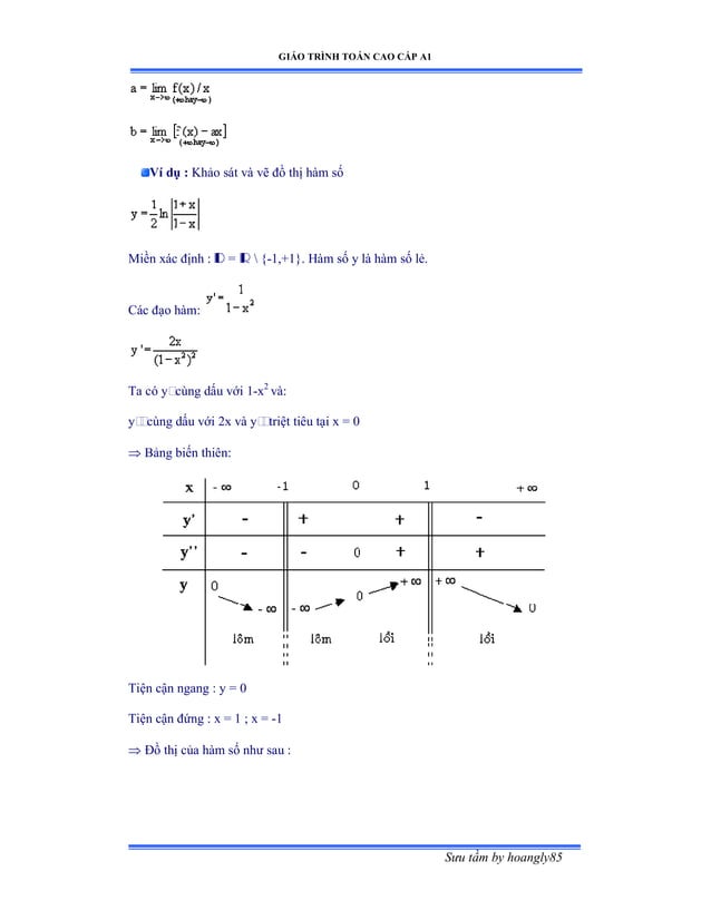 Toan cao cap a1 | PDF
