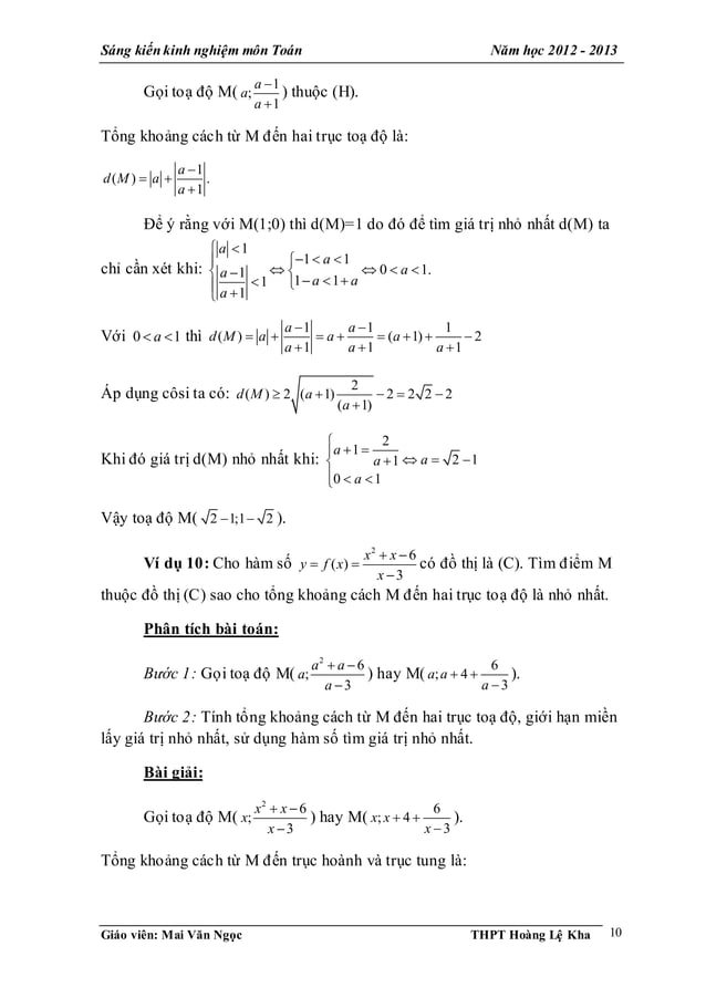 THPT hoang le kha 2013 -MVN | PDF