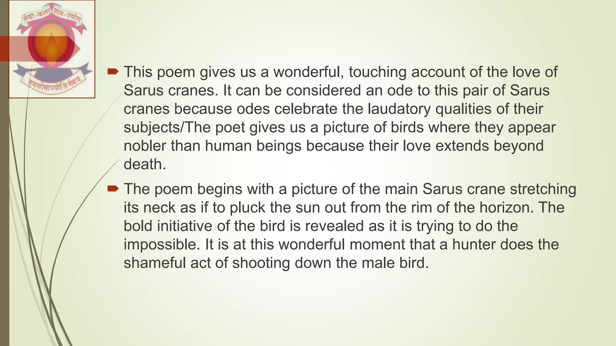TO A PAIR OF SARUS CRANE STD 10TH.pptx