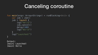 Kotlin Coroutines - the new async | PPT