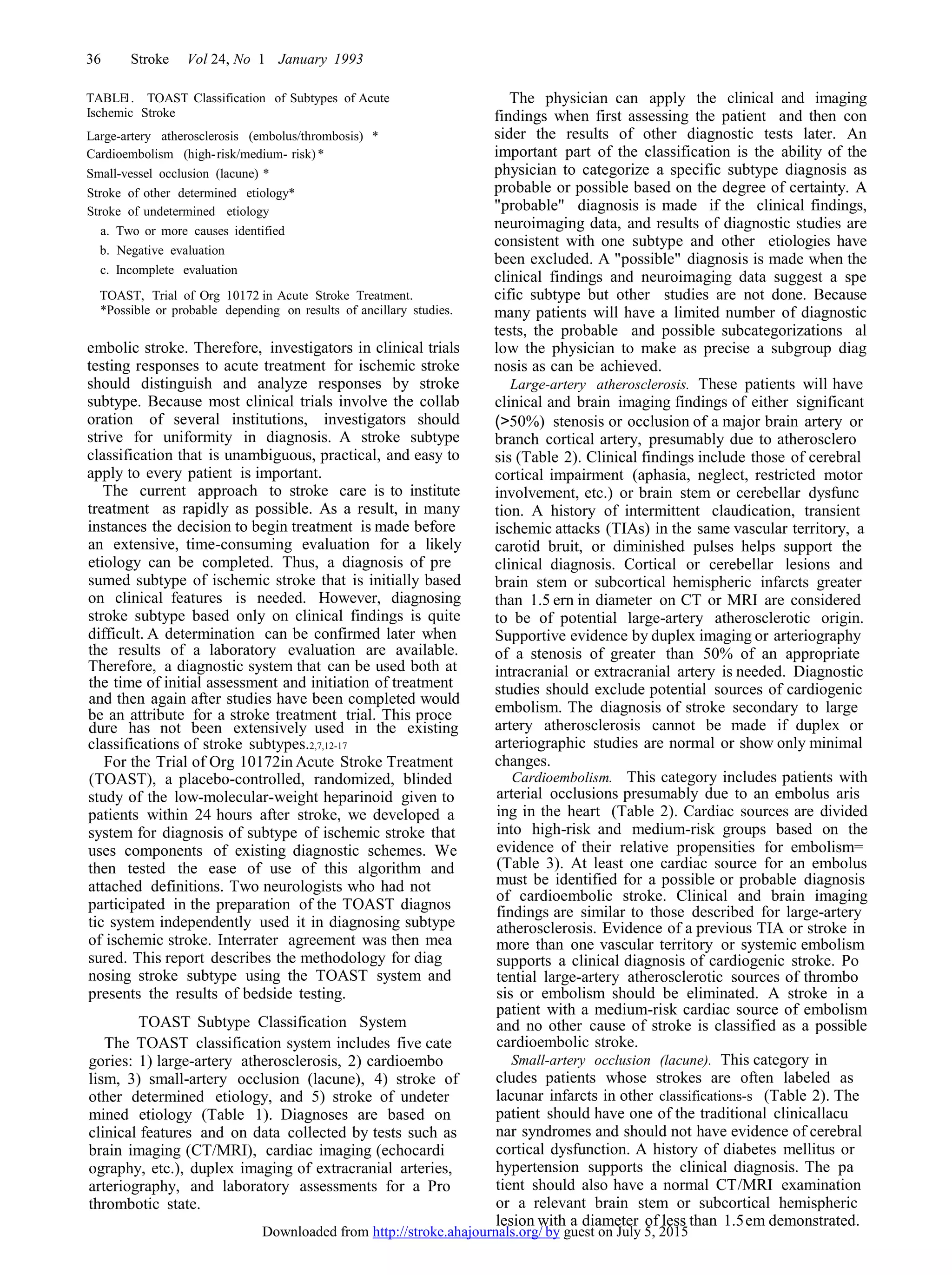 Toast criteria | PPTX